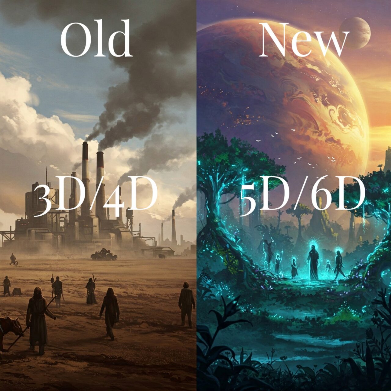 Old Earth (3D-4D) vs. New Earth (5D-6D) - Humanity's Great Divide ...